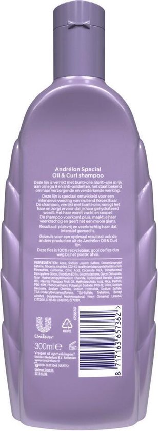 Andrélon Shampoo Oil & Curl - 300 ml | bol.com