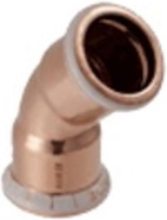 Geberit Mapress persfitting koper water bocht 45 FF 42 | bol.com