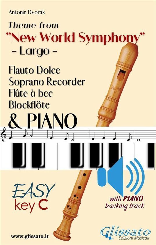 Largo from "New World Symphony" - Soprano Recorder & Piano + audio ...