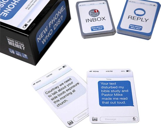 New phone, who dis? 100% offline text message party game! Van de makers van ‘What Do... | bol.com