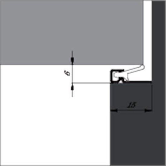 Ellen Tochtstrip Aib A4-15 300cm Alu Acr | bol.com