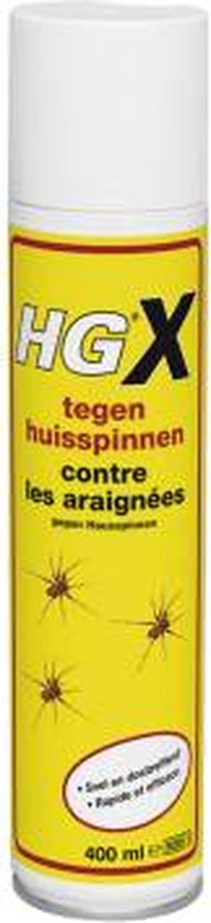 HG Producten HGX spray tegen huisspinnen - 400ml | bol
