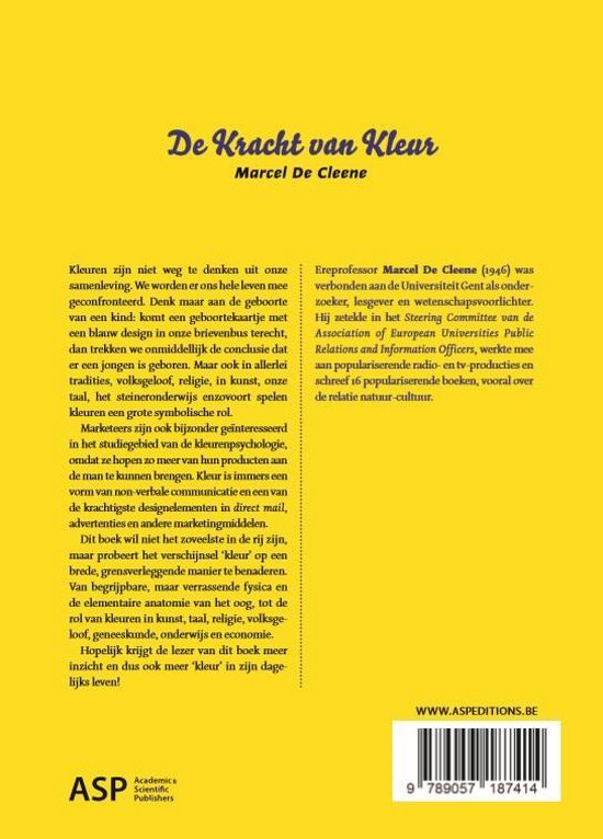 De kracht van kleur | 9789057187414 | Marcel de Cleene | Boeken | bol