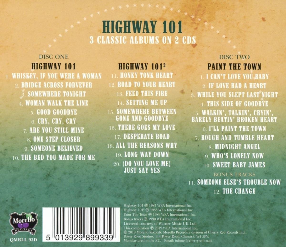 Highway 101 / Highway 1012 / Paint The Town, Highway 101 | CD (album ...