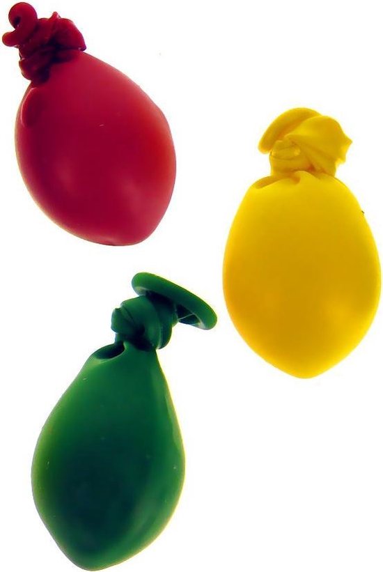 Mini ballonnen 5 inch rood/geel/groen 50 st. mix | bol.com