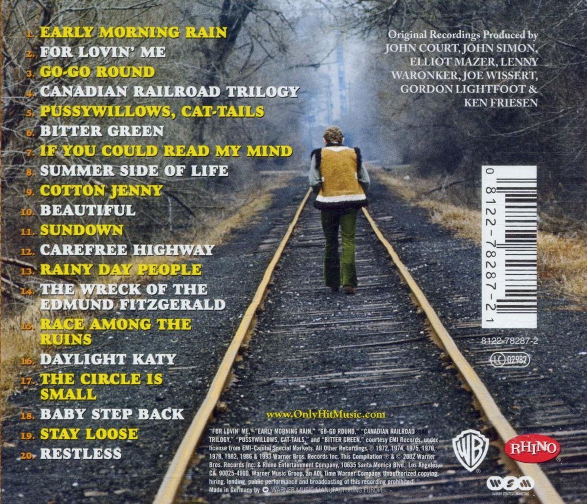 Complete Greatest Hits, Gordon Lightfoot | CD (album) | Muziek | bol.com