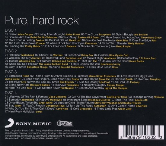 Pure... Hardrock, various artists | Muziek | bol