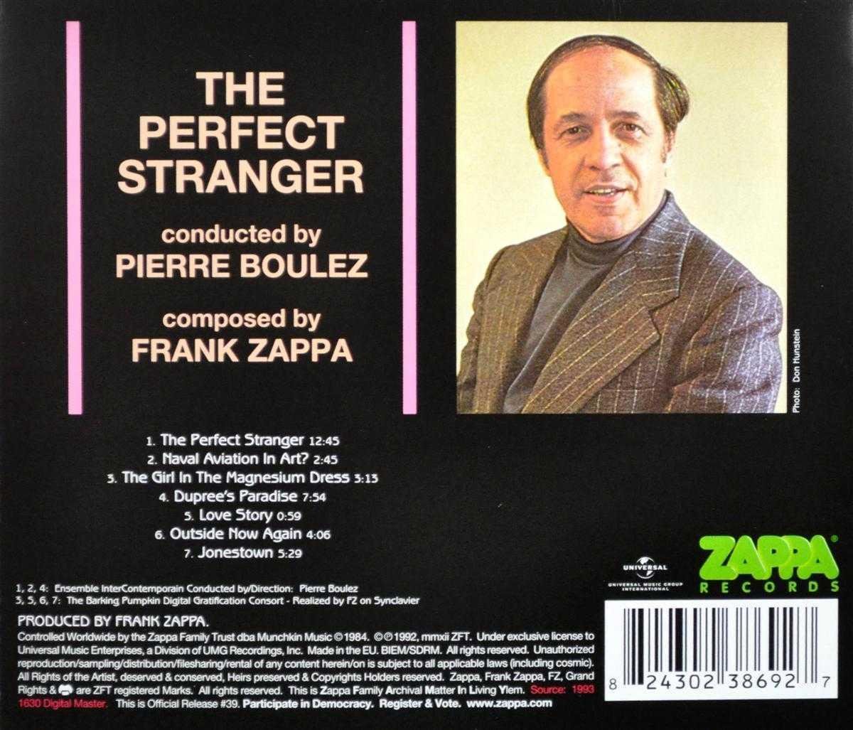 Boulez Conducts Zappa - The Perfect, Pierre Boulez | CD (album ...