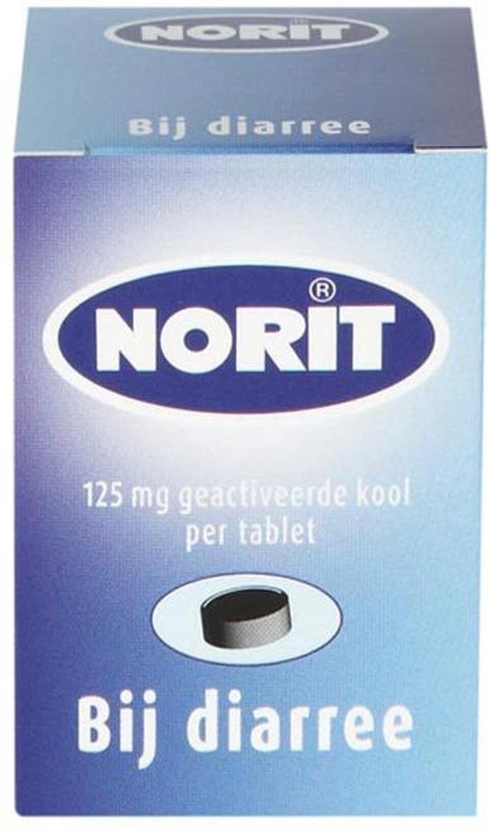 Norit Bij Diarree - Diarreeremmer - 50 tabletten | bol.com