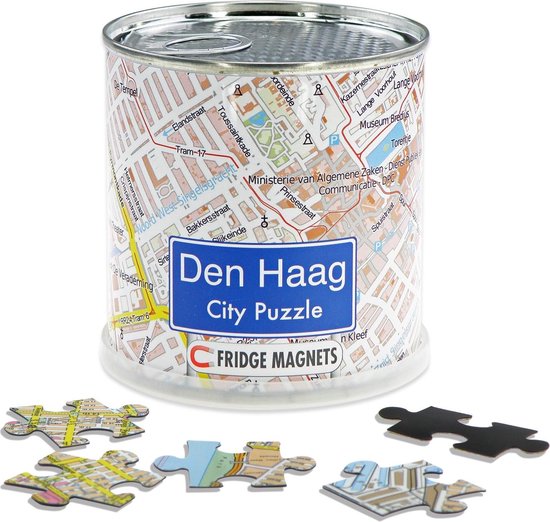 City Puzzle Den Haag - Puzzel - Magnetisch - 100 puzzelstukjes | bol