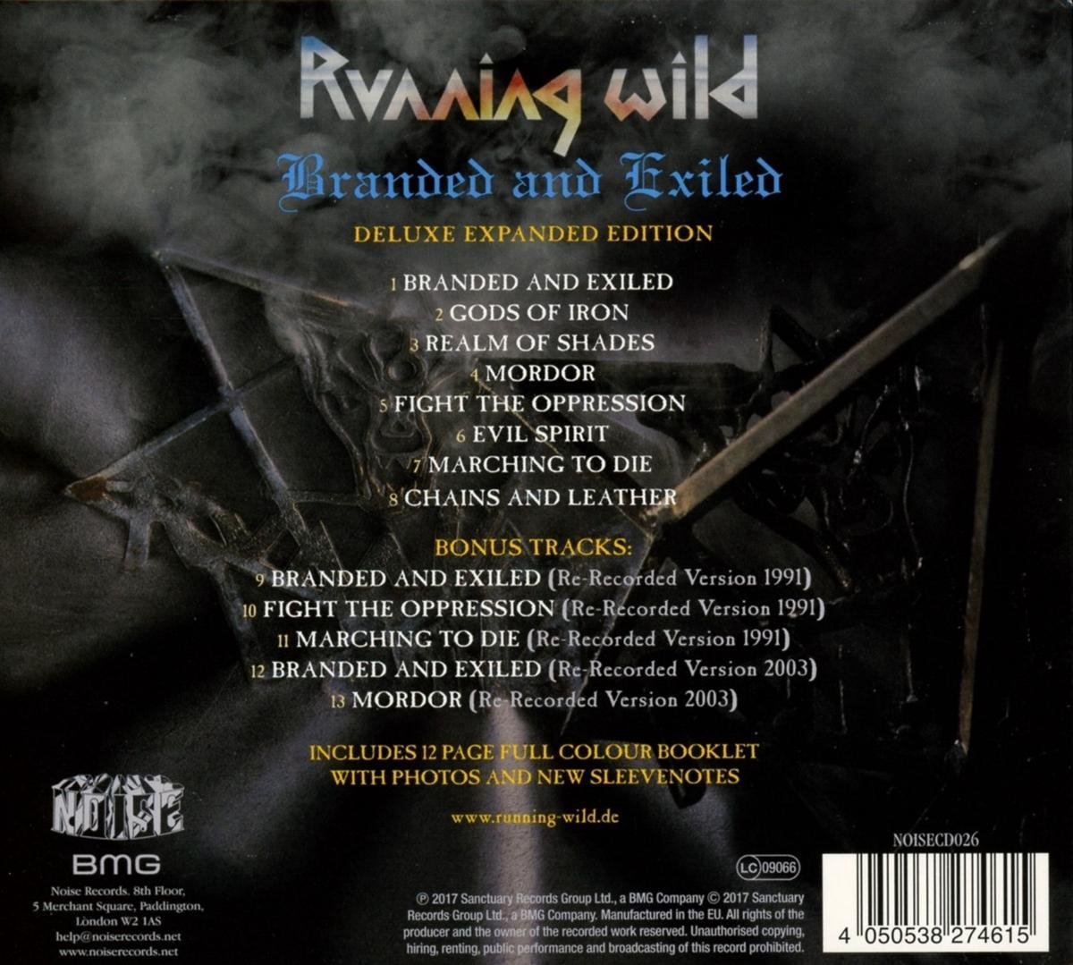 Branded And Exiled, Running Wild | CD (album) | Muziek | bol.com