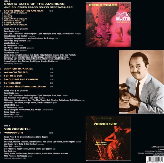 Voodoo Suite/Exotic Suite of the Americas, Perez Prado | LP (album ...