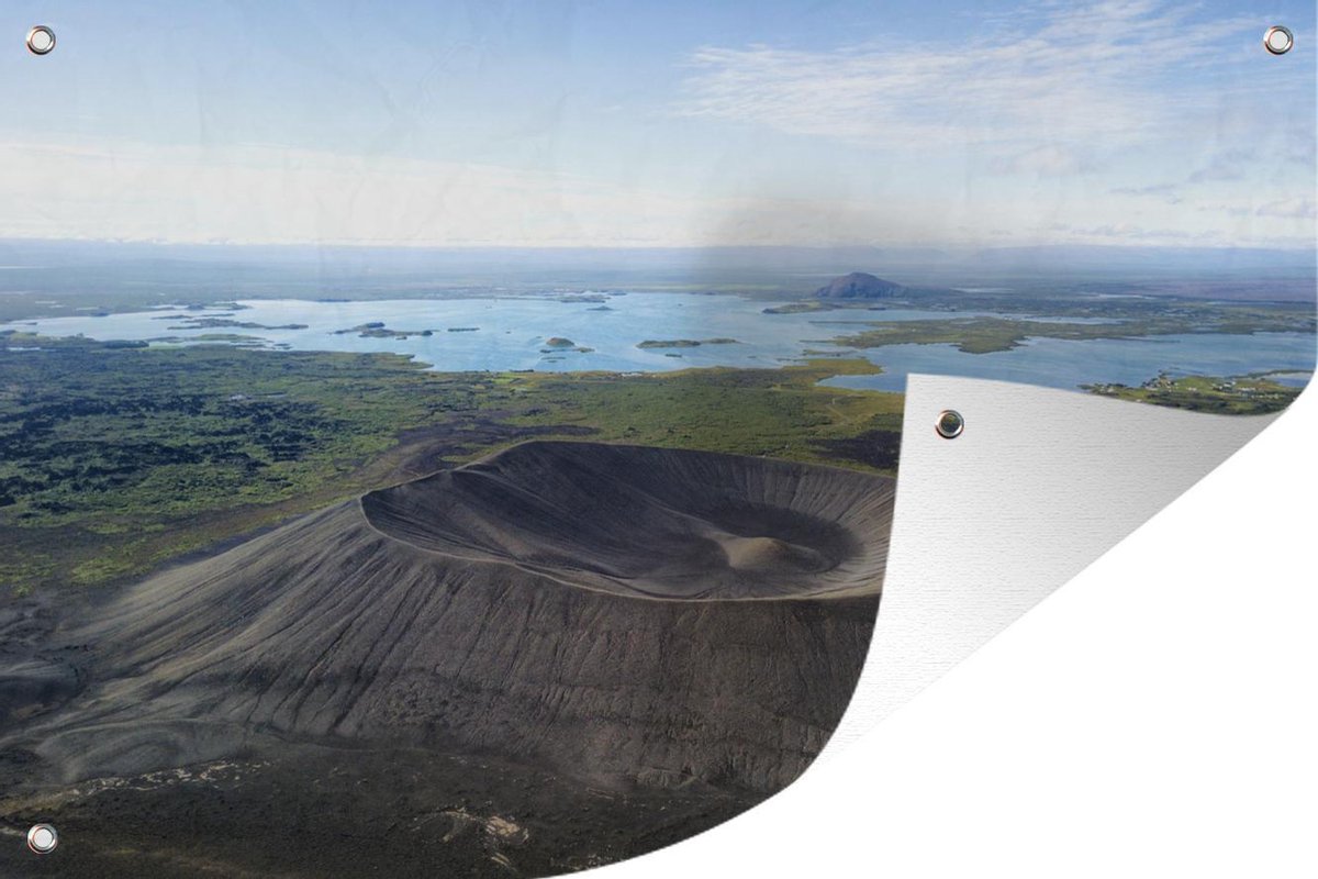 Tuinposter - Tuindoek - Tuinposters buiten - Luchtfoto van een dode ...