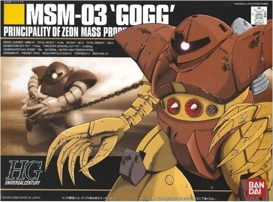 Gundam: High Grade - Gogg 1:144 Model Kit | bol