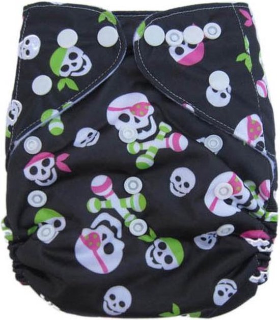 Wasbare luier Bababoe / Pocket luier - met luier inlegger / Piraten ...