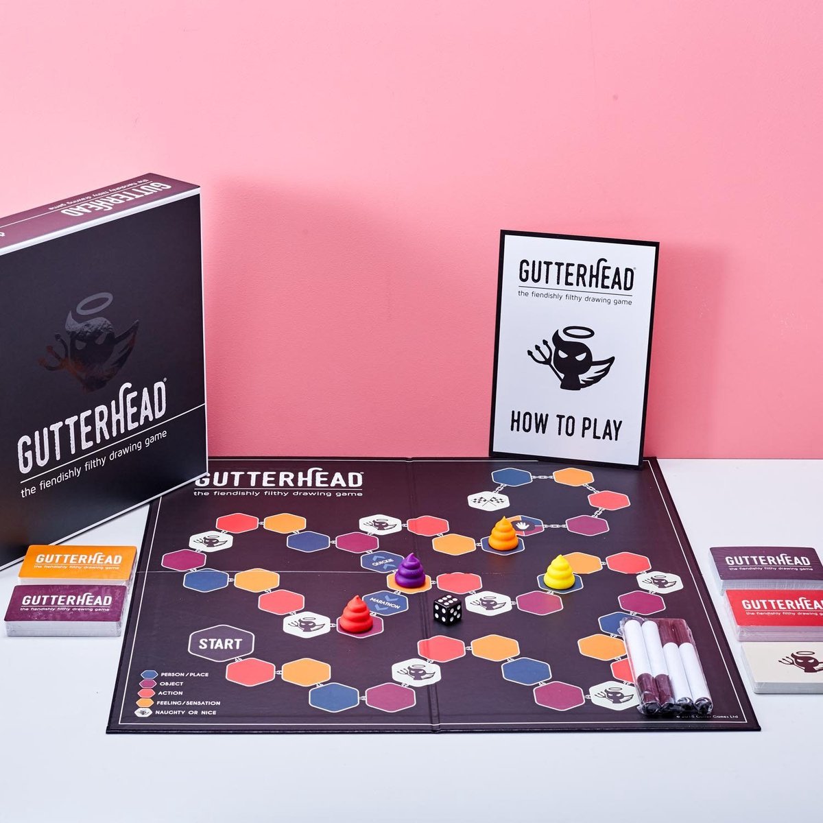 Gutterhead Le jeu de dessin diaboliquement dégoûtant | bol.com