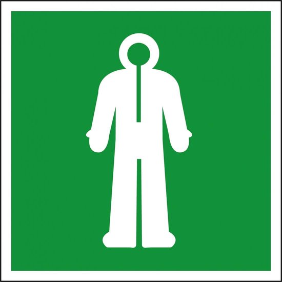 Overlevingspak sticker - ISO 7010 - E056 50 x 50 mm - 10 stuks per ...