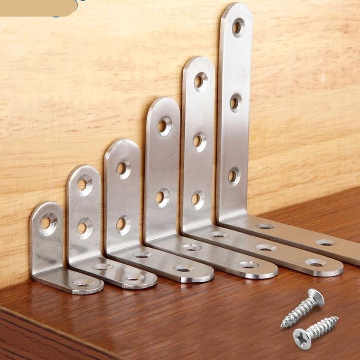 Hoekbeugel RVS beugels, 90-hoek scharnier legbord voor meubelkast met ...