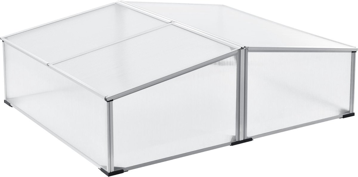 Tuinkas kweekkas mini 100x120x30-40 cm polycarbonaat | bol
