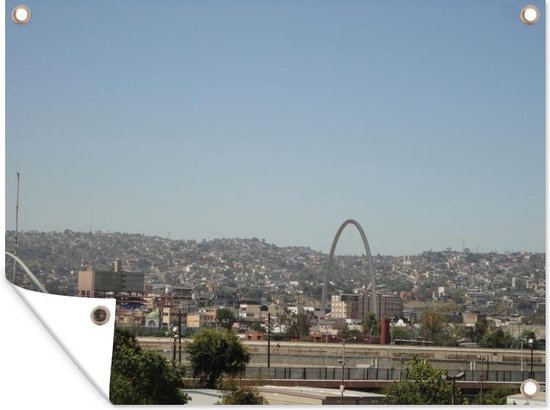 Arco Reloj Monumental de Tijuana au Mexique Affiche de jardin 160x120 ...