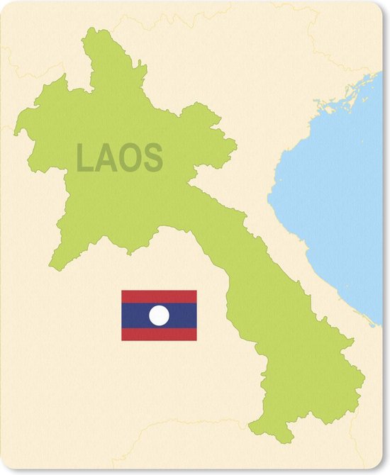 Muismat Laos illustratie - Een illustratie van een groene kaart van ... Muismat Laos illustratie - Een illustratie van een groene kaart van ...