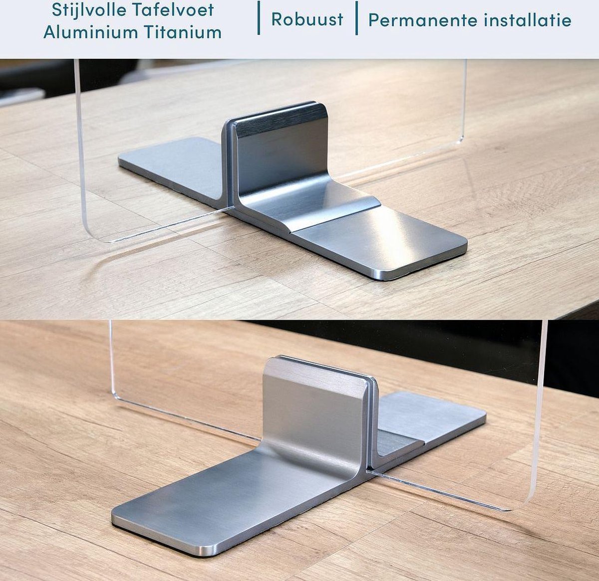 Paravent de comptoir Design 1000 x 750 x 6 - VALI Piétement de table ...