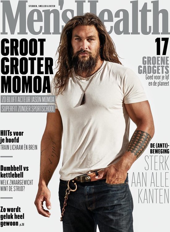 Men's Health editie 1 2021 - tijdschrift - Jason Momoa | bol
