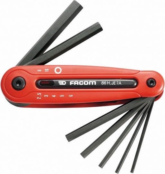 Facom Inbussleutelset Inklapbaar 2,5-10mm - 86H.JE7A | bol