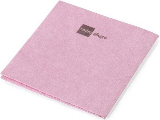 Taski Allegro reinigingsdoek, rood, pak van 25 stuks | bol