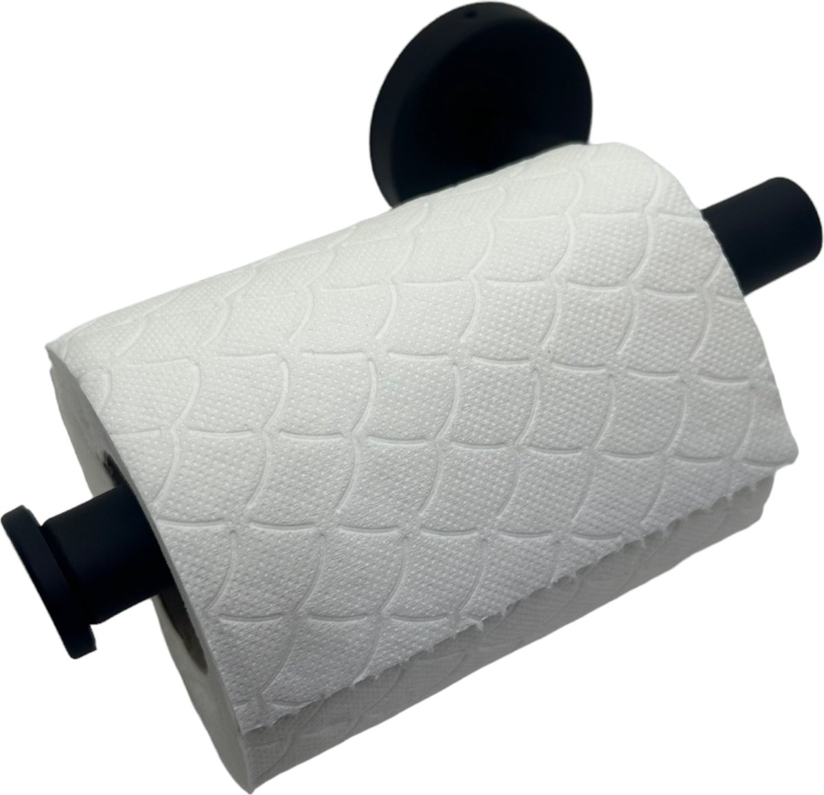 Maison DAM - Toiletrolhouder - Mat Zwart - Boren - Industriële WC ...