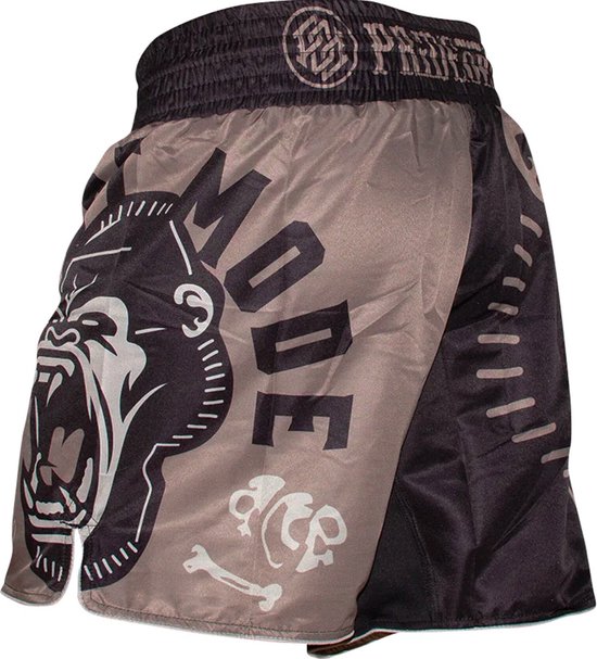 PRIDE or Die Fightshorts Beast Mode Gorilla Zwart XL - Jeans Maat 36 | bol