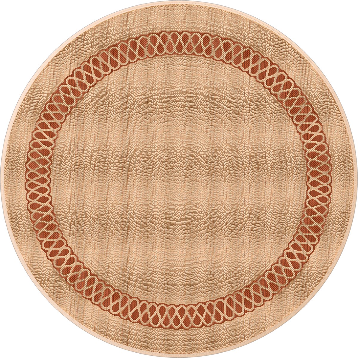 INSPIRE - Rond tapijt SHIVA - 1150g/m² - 4 mm x Ø120 cm - beige en ...