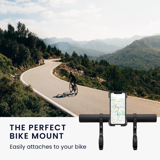 kwmobile fietsstuur extender 20 cm - Stuurbeugel voor fietsaccessoires ...