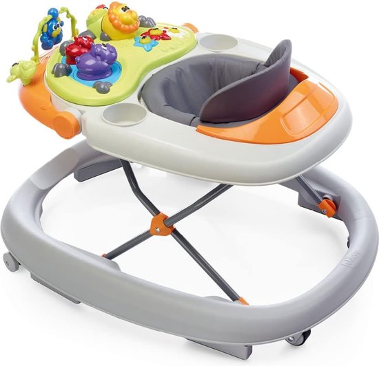 Loopstoel Jongen - Loopstoel Meisje - Loopstoel Baby - Grijs | bol