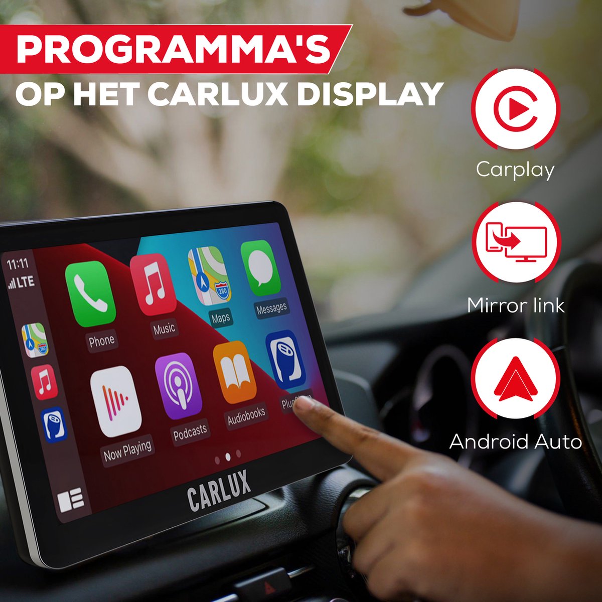 Système de navigation multifonction Carlux - Apple Carplay et Android ...