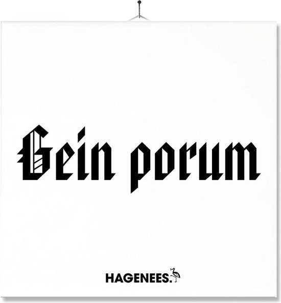 Tegel Met Opdruk | Haagse tekst | bol