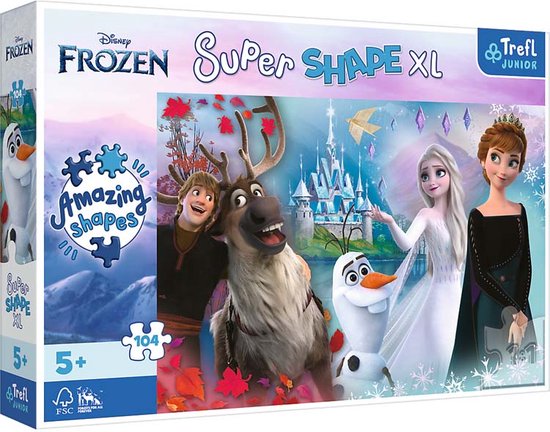 Trefl Trefl 104XL - The world of Anna and Elsa is fun / Disney Fro | bol