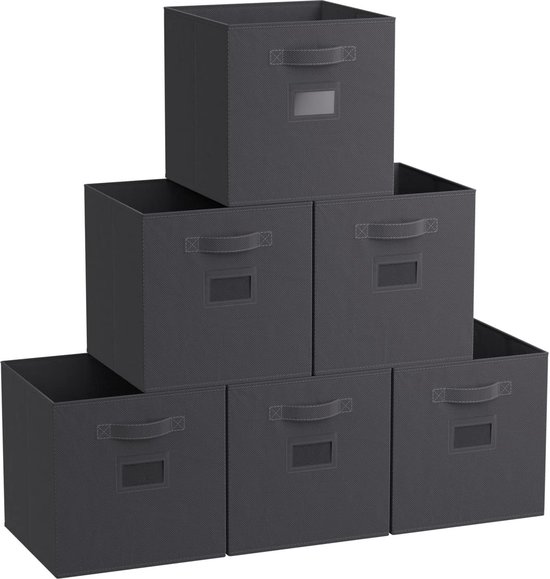 opbergdoos, 6 stuks, vouwdoos, opbergdoos, organizerbox, opvouwbare ...