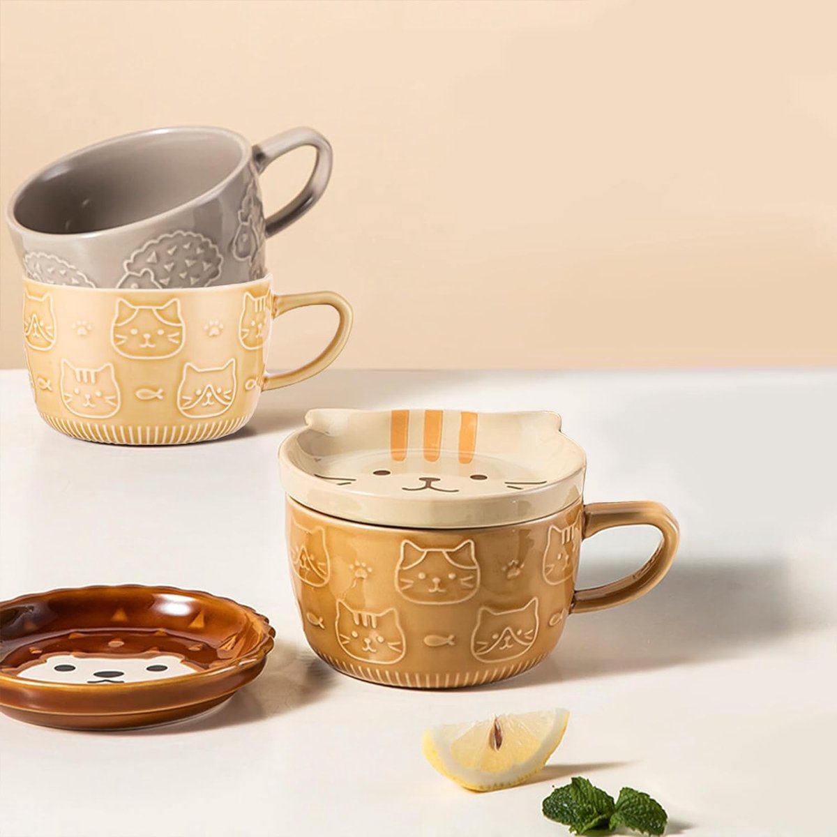 Cadeaus voor vrouwen, schattige Kawaii Lgel grappige mok, koffiekopjes ...