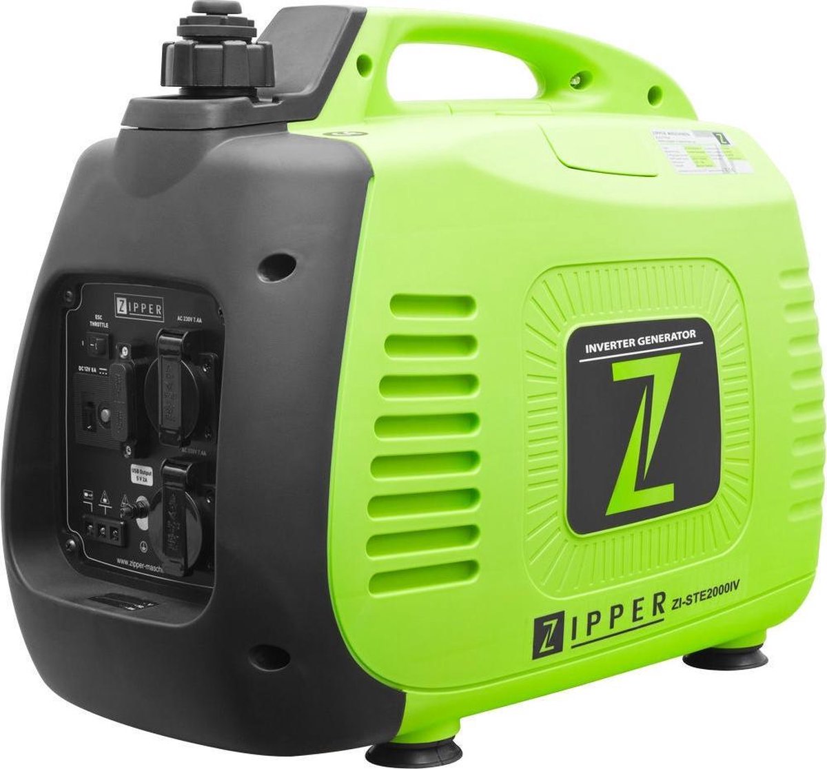 Zipper Inverter Generator ZI-STE2000IV - 4 takt - 2000W - 3.5L ...