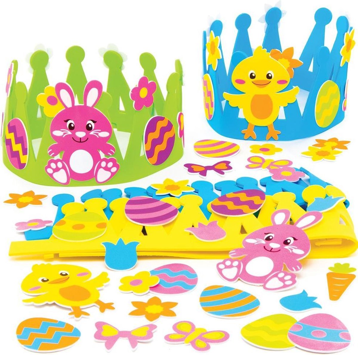 Baker Ross Paas Kronen - Knutselspullen voor Kids (3 stuks) | bol.com