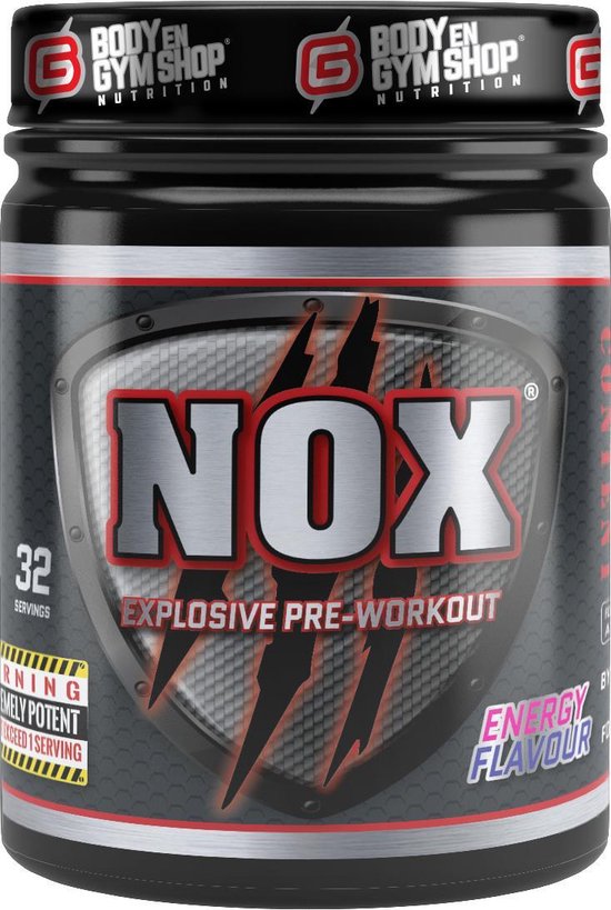 NOX Explosive Pre-Workout - Saveur énergétique - Body & Gym Shop | bol.com