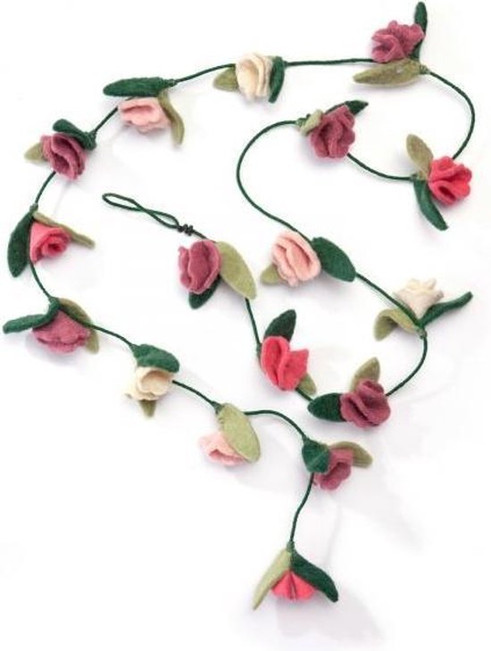 Kidsdepot - decoratieve slinger - rozen - rozenslinger | bol