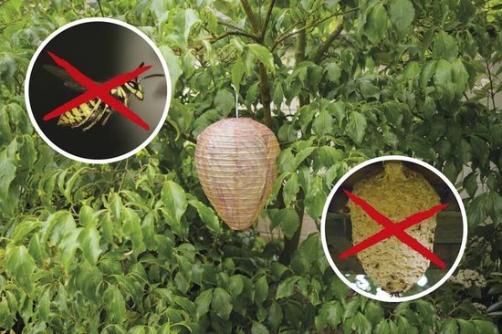 Gardigo Dummy Wespennest - 2 stuks - Voorkom nesten maken | bol
