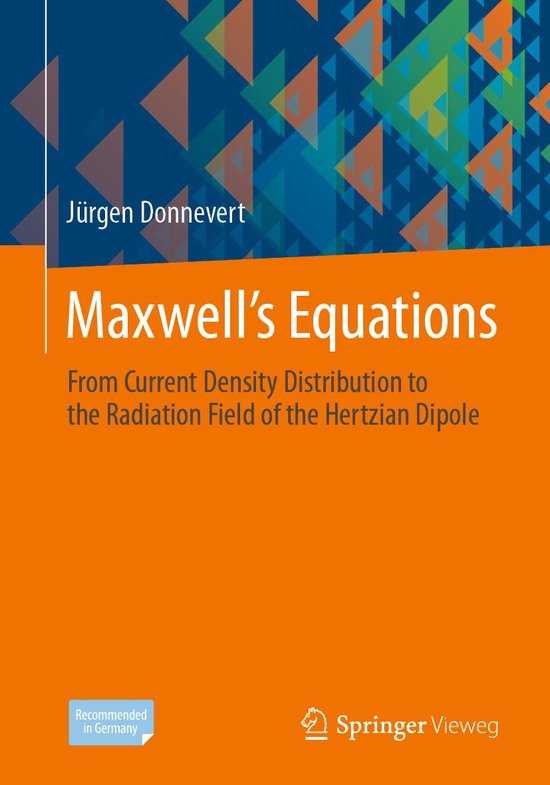 Maxwell´s Equations (ebook), Jurgen Donnevert | 9783658293765 | Livres ...