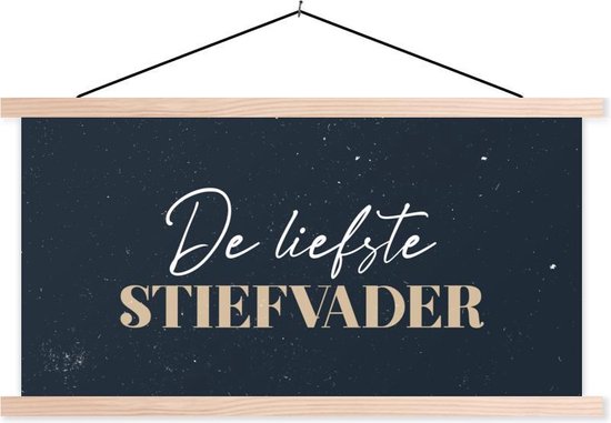 Posterhanger incl. Poster - Schoolplaat - Kado man - Stiefvader ...