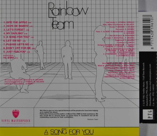 Rainbow Team - A Song For You (CD), Rainbow Team | CD (album) | Muziek ...