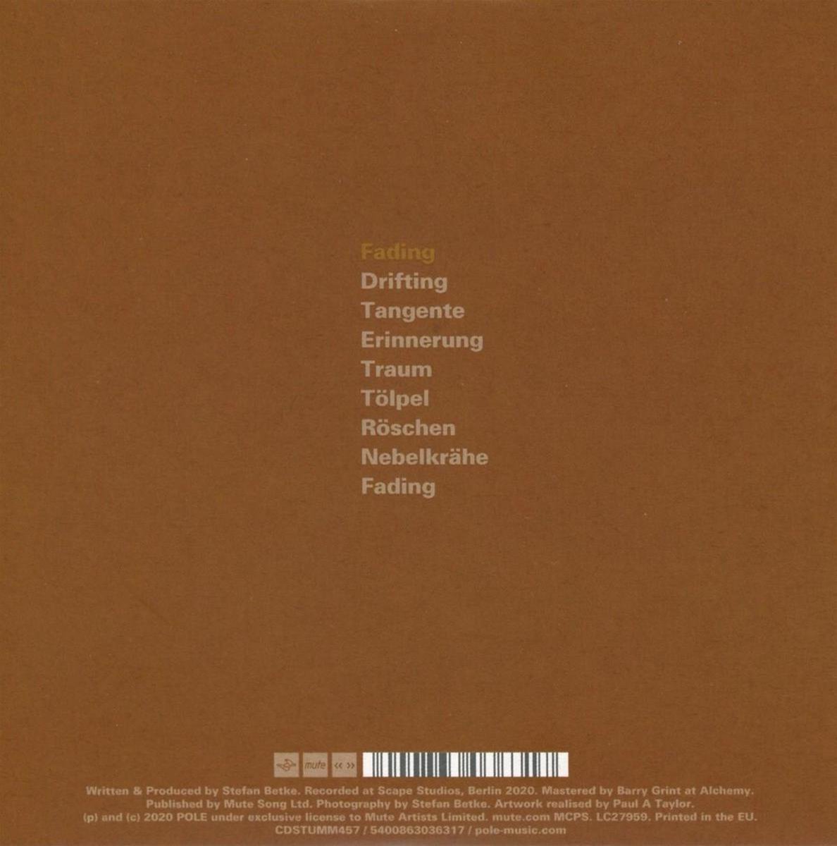 Pole - Fading (CD), Pole | CD (album) | Muziek | bol.com