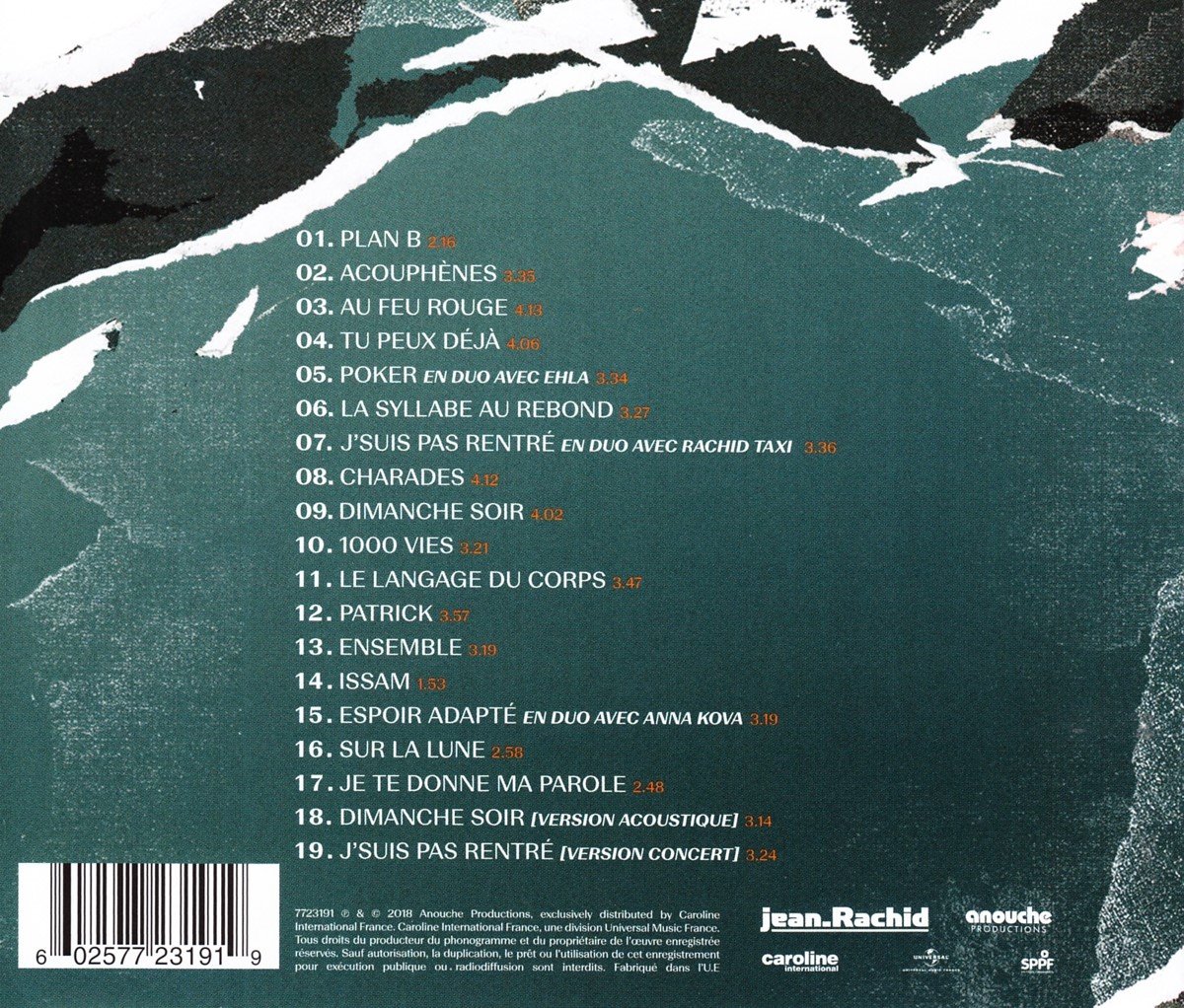 Grand Corps Malade - Plan B (CD) (Deluxe Edition), Grand Corps Malade ...