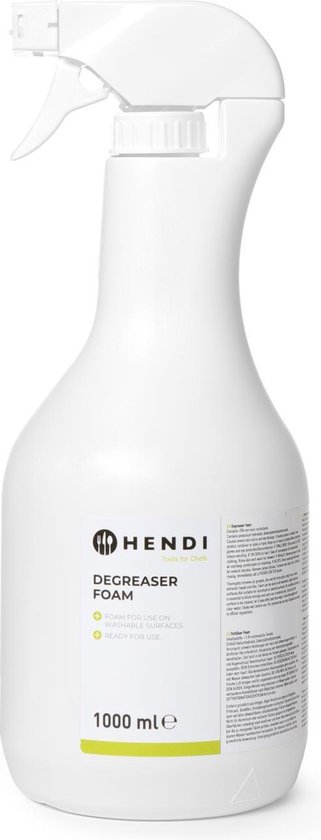 Hendi Ontvetter Keuken - Professionele Ontvetter Spray - Schuimend - 1 ...